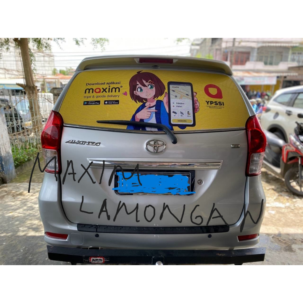 Jual Sticker Prioritas Maxim Car Kaca Belakang Avanza Xenia | Shopee ...