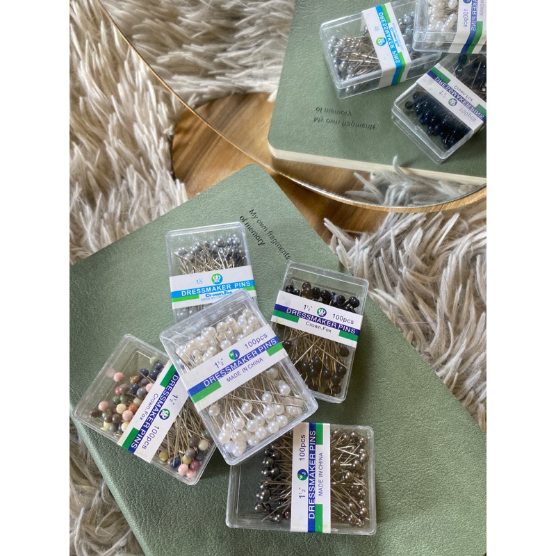 Jual Pin/Pentul Hijab/Jarum Pentul Hijab Besar Warna Premium Tebal ...