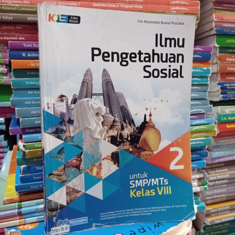Jual buku bekas kurikulum 2013 edisi revisi ILMU PENGETAHUAN SOSIAL UNTUK SMP/ MTS KELAS VIII ...