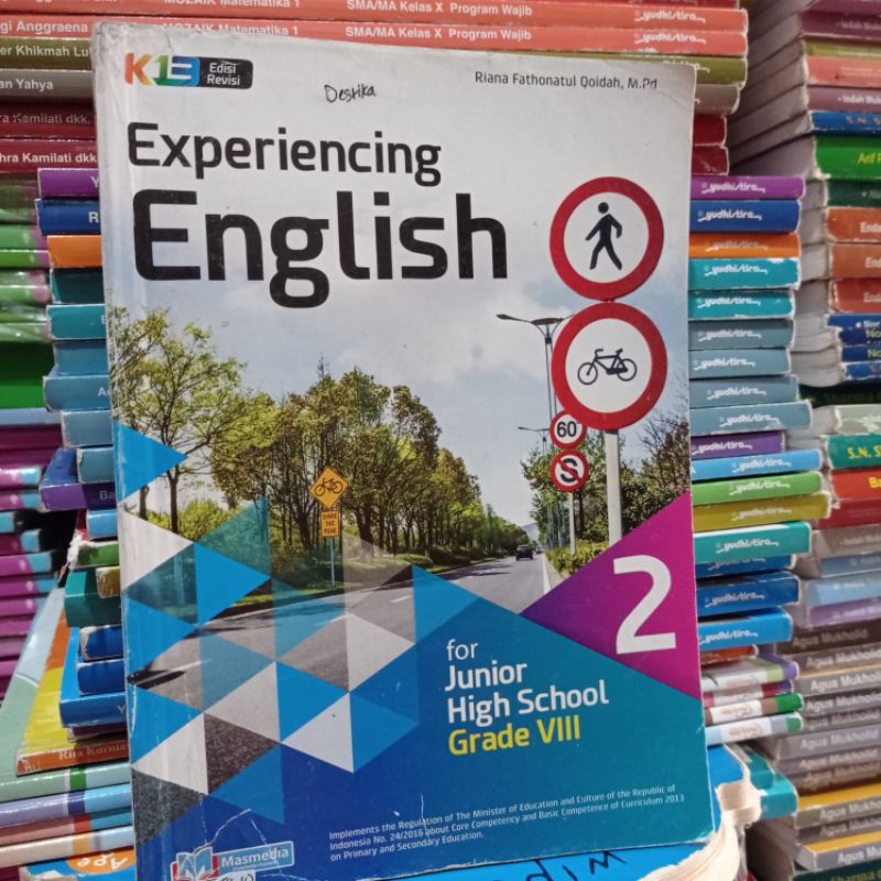 Jual buku bekas kurikulum 2013 edisi revisi EXPERIENCE ENGLISH for junior high school grade VIII ...