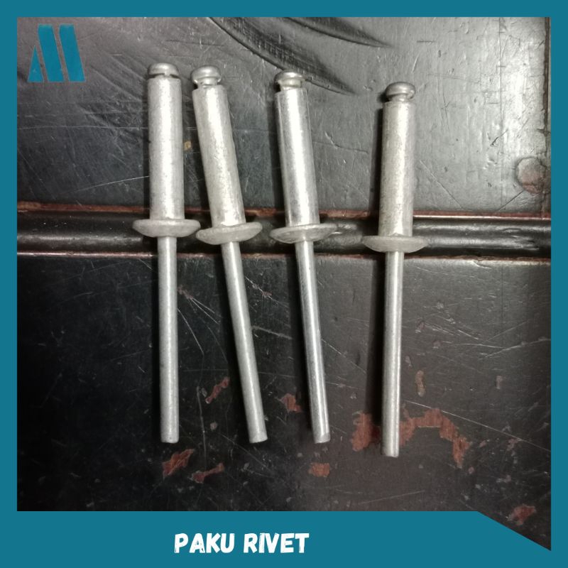 Jual Paku Rivet Master Brand Ukuran 3.2 mm / 4 mm / 4.8 mm | Shopee ...