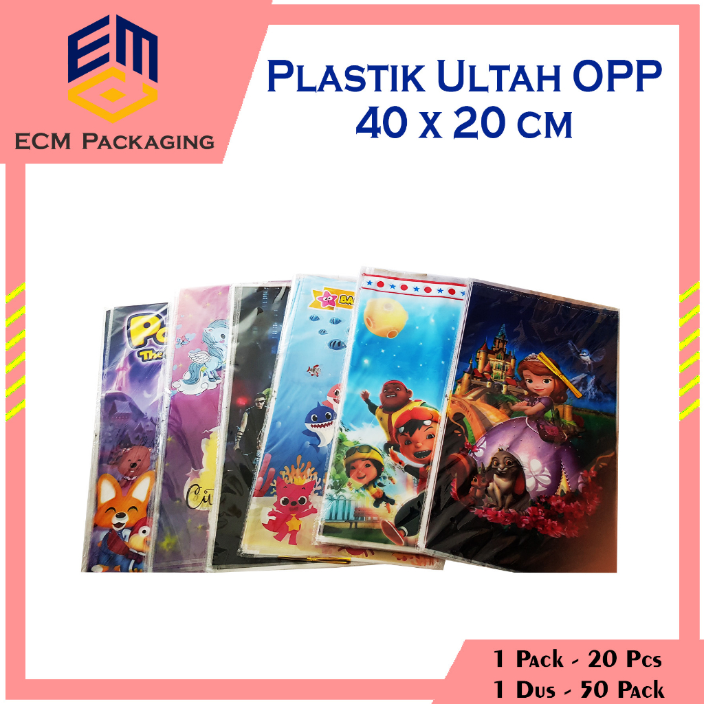 Jual 20PCS PLASTIK OPP ULTAH | PLASTIK SOUVENIR | PLASTIK BINGKISAN ...