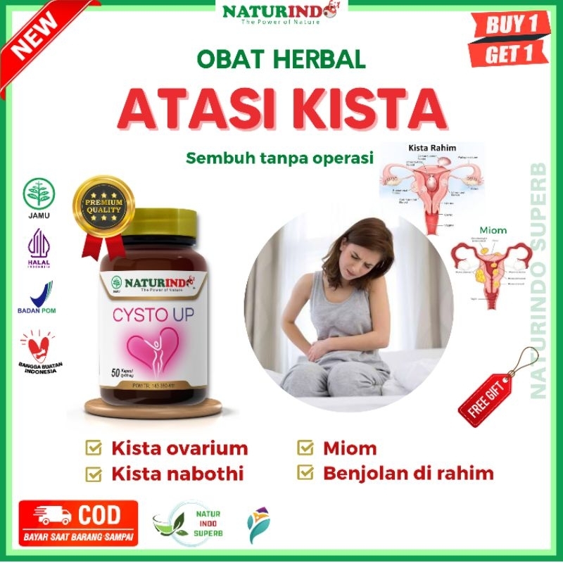 Jual Obat Kista Ovarium Miom Alami Tanpa Operasi Penghancur Kista ...