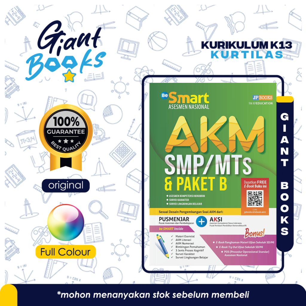 Jual GIANT BOOKS - Buku Siswa Sekolah AKM (Asesmen Kompetensi Minimum ...