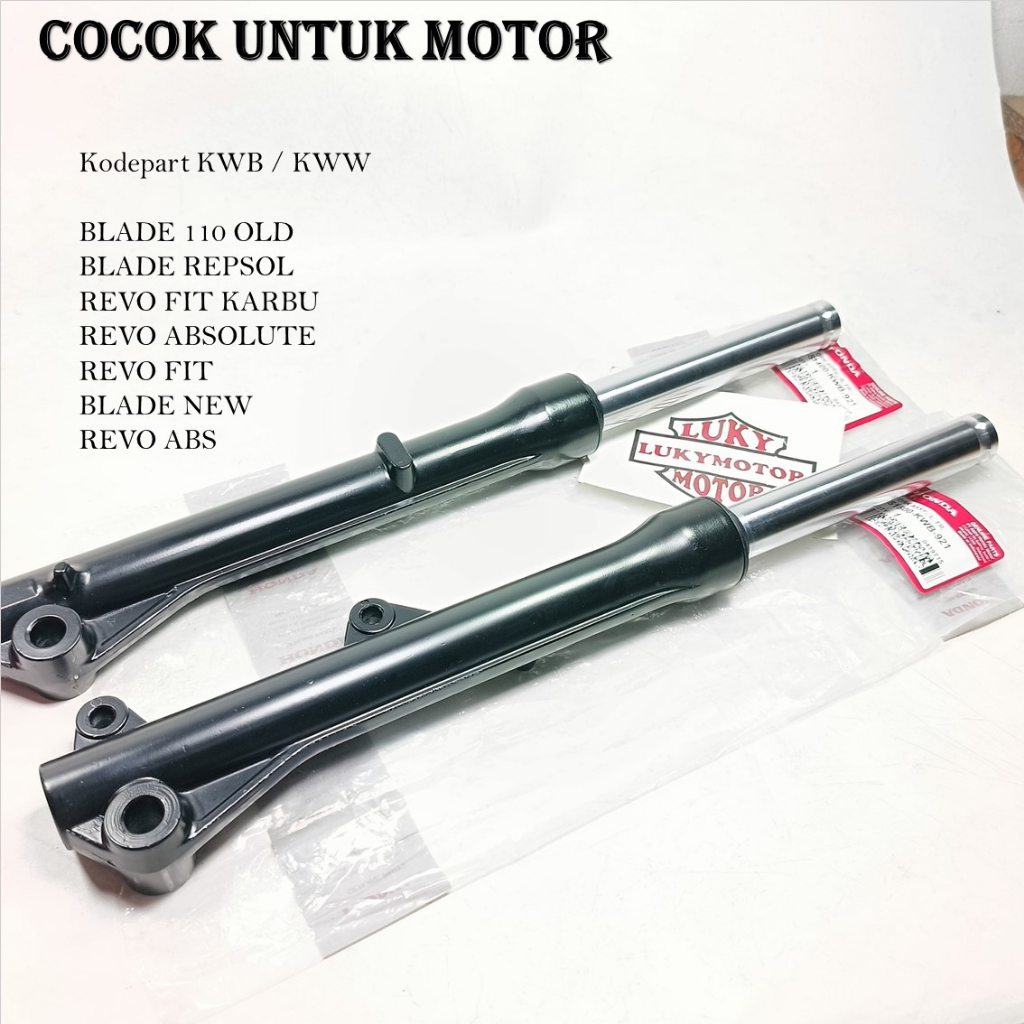 Jual AS SHOCK DEPAN KOMPLIT TABUNG SHOK ( KWB ) BLADE OLD , BLADE NEW ...