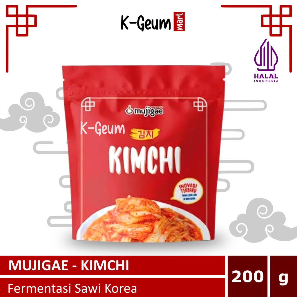 Jual Mujigae Kimchi Halal Korea | Kimchi Sawi | Kimchi Ramyun 200gr ...