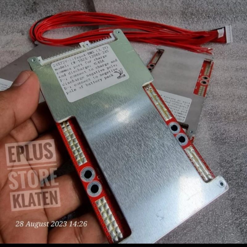 Jual BMS 24S 72V 45A 3.2V 3500W Lipo LiFePo4 baterai bateray - B106 ...