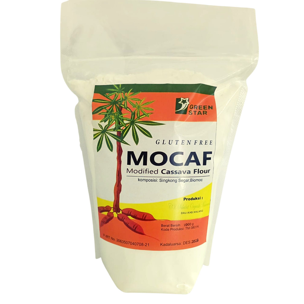 Jual Green Star Tepung Singkong MOCAF Gluten FREE 1kg | Shopee Indonesia
