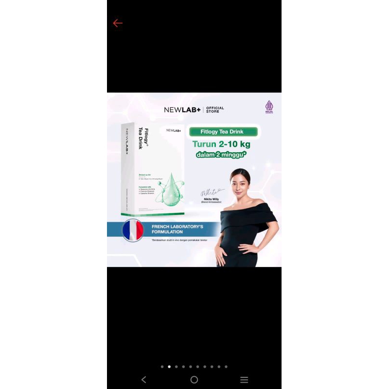 Jual Newlab Beaudelab Slimlogy Teh Diet Original,Teh Detox | Shopee ...