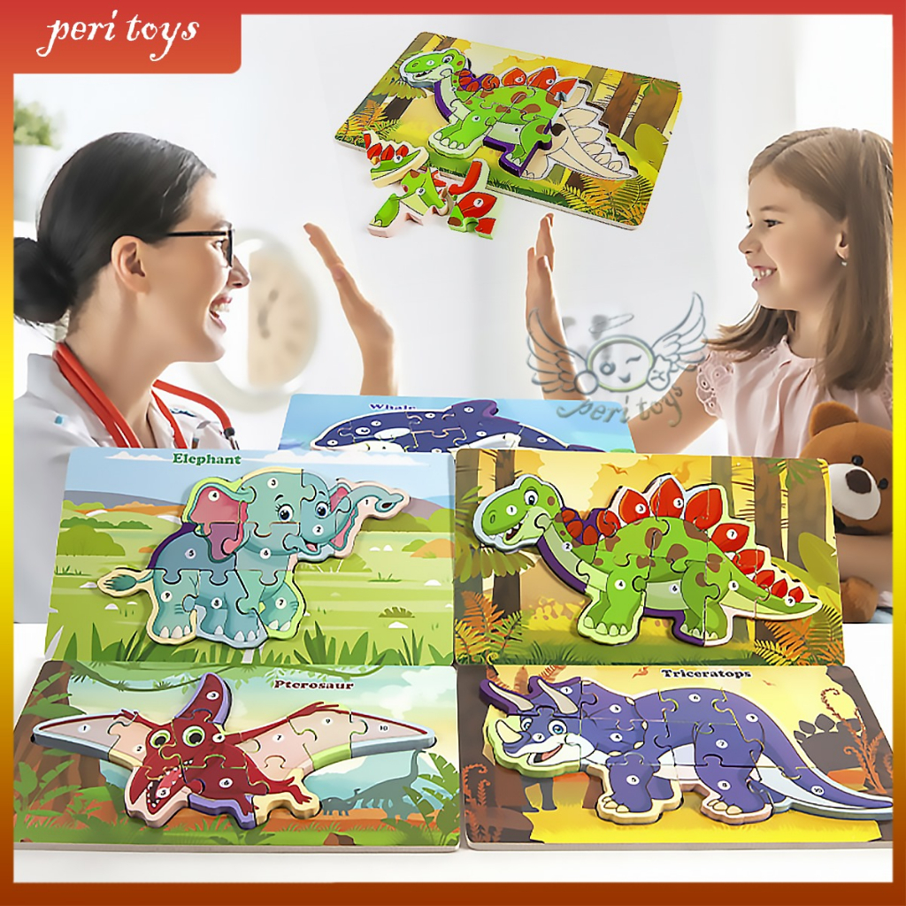 Jual Mainan Edukasi Anak/Puzzle Kayu/Puzzle Timbul/Puzzle Ada ...
