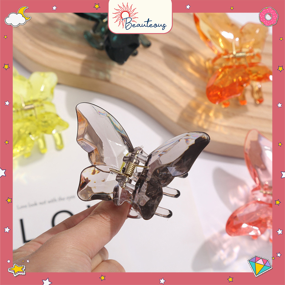 Jual Ikat Rambut Jedai Kupu-kupu Kristal Korean Style Hair Clip Crystal ...