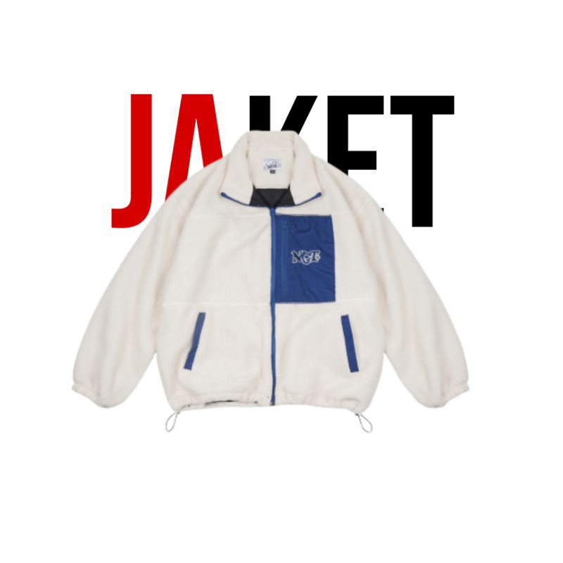 Jual JAKET SHERPA WHITE || JAKET SHERPA PRIA & WANITA ( UP TO BING SIZE ...
