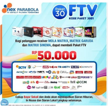 Jual Paket FTV Matrix Garuda Nex Parabola | Shopee Indonesia