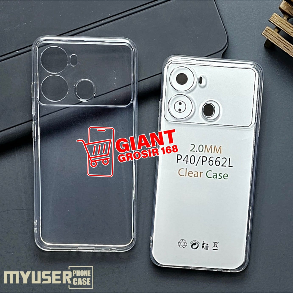 Jual ITEL P40 ITEL S23 CASE CLEAR HD 2.0mm CASE BENING TRANSPARAN ITEL ...