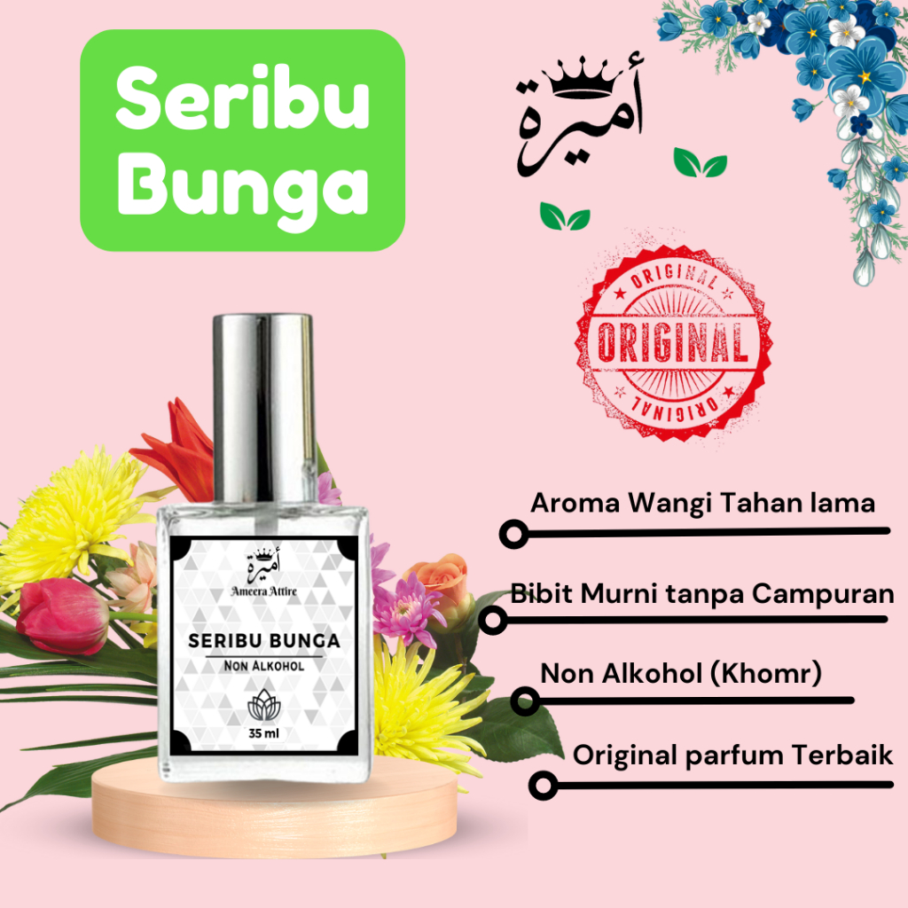 Jual PARFUM Seribu Bunga / Floral Garden Wangi Eksklusif yang Tahan ...