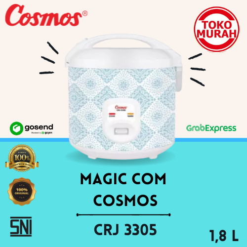 Jual Magic Com/Rice Cooker/Penanak Nasi COSMOS CRJ 3305 SURPRICE 1,8 ...