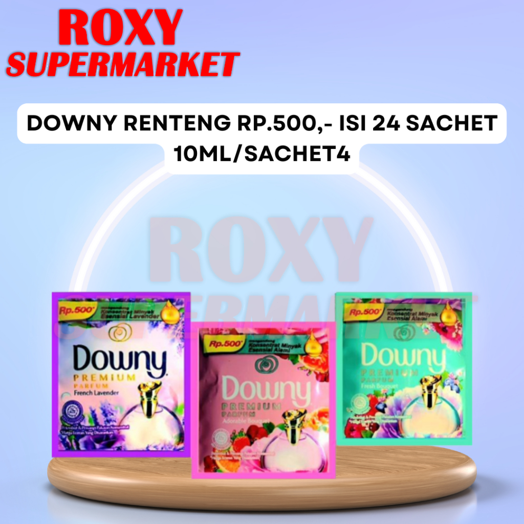 Jual Downy Renteng Rp.500,- isi 24 Sachet 10ml/Sachet4 | Shopee Indonesia