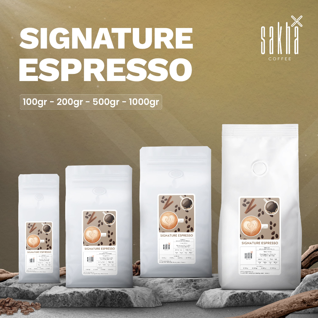 Jual Kopi Espresso House Blend Signature Coffee Roast Beans Coffe Biji ...