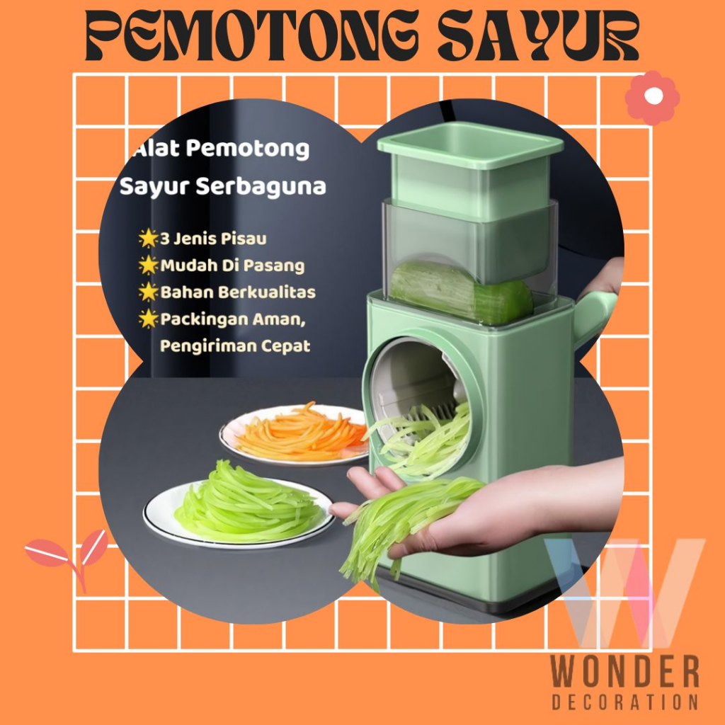 Jual Alat Pemotong Sayur Alat Potong Sayur Serbaguna Parutan Serbaguna ...