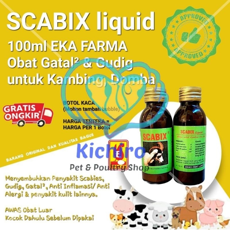 Jual Scabix Liquid isi 100 ml Eka Farma Obat Infeksi / Penyakit Kulit ...