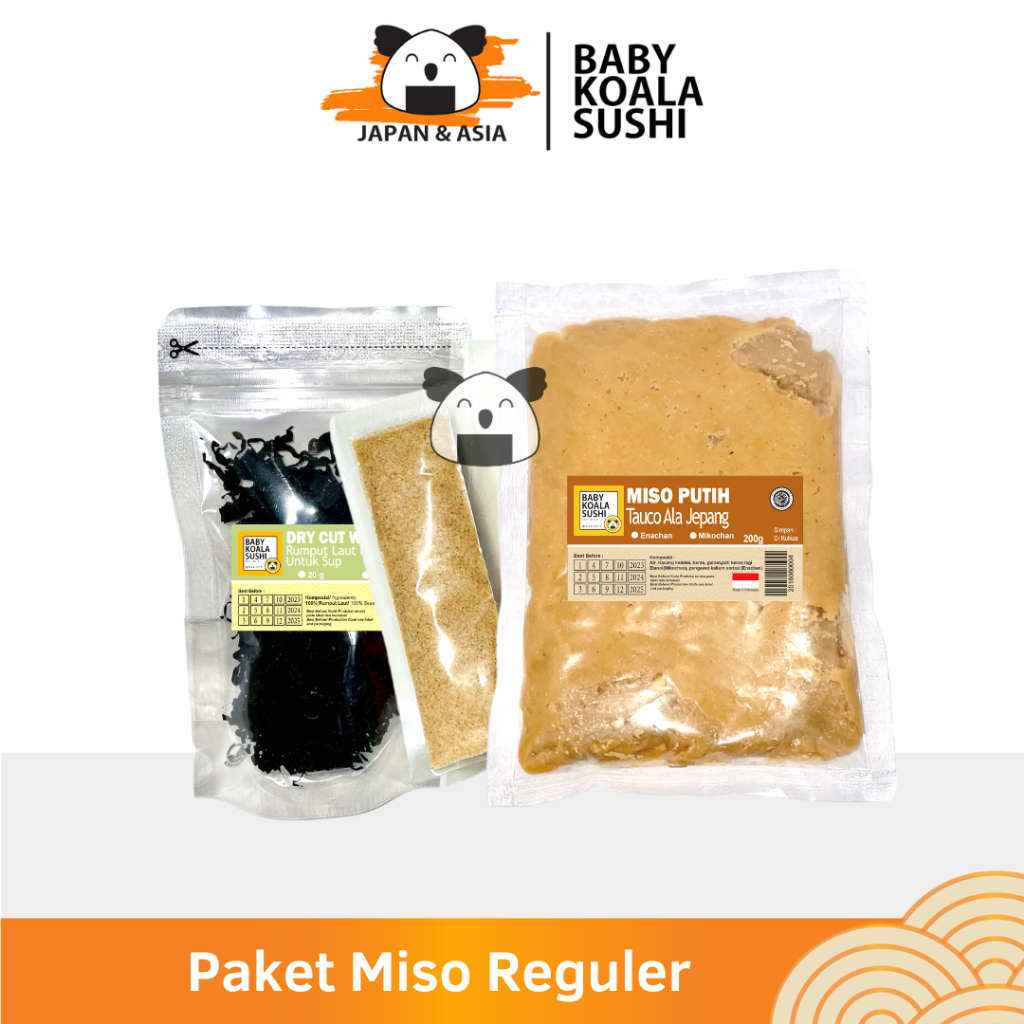 Jual PAKET BAHAN MISO SOUP LENGKAP 10 Porsi Halal | Miso, Dry Wakame ...