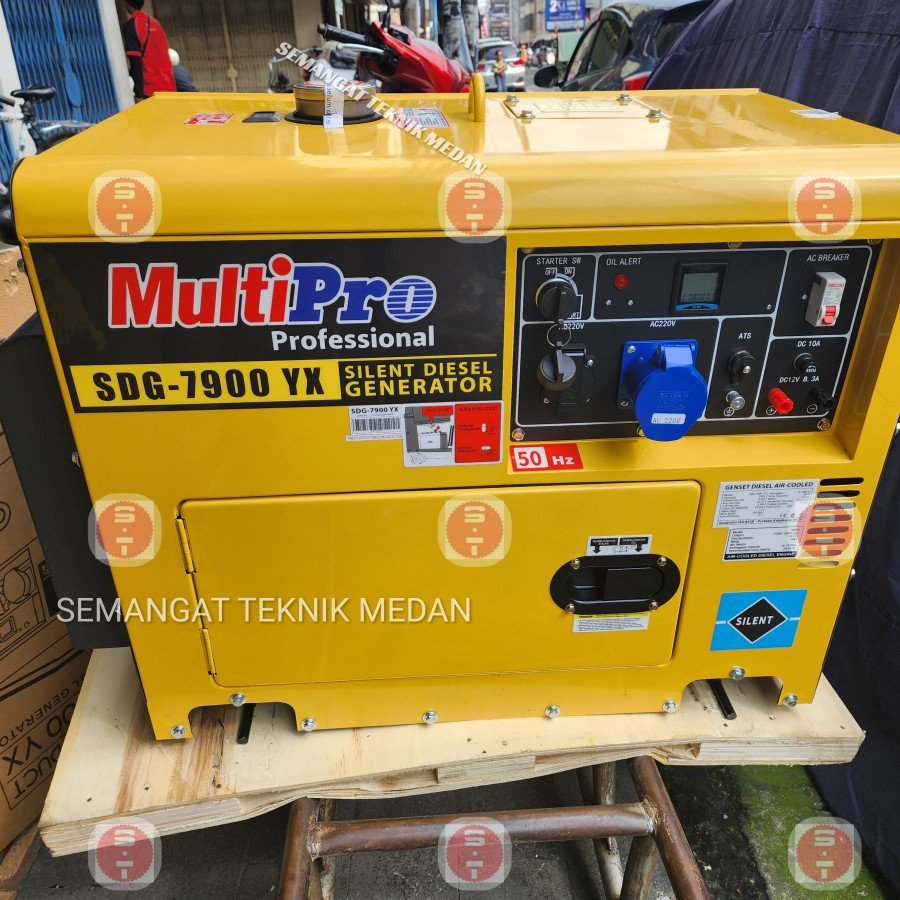 Jual SDG7900 GENSET GENERATOR LISTRIK SILENT SOLAR 5000 WATT 5KVA MULTIPRO | Shopee Indonesia