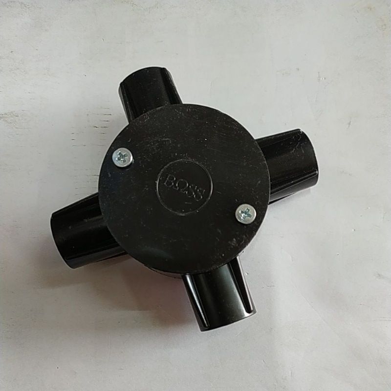 Jual T dus 20mm hitam cabang-4 B 240 series merk Boss 100% original dan ...