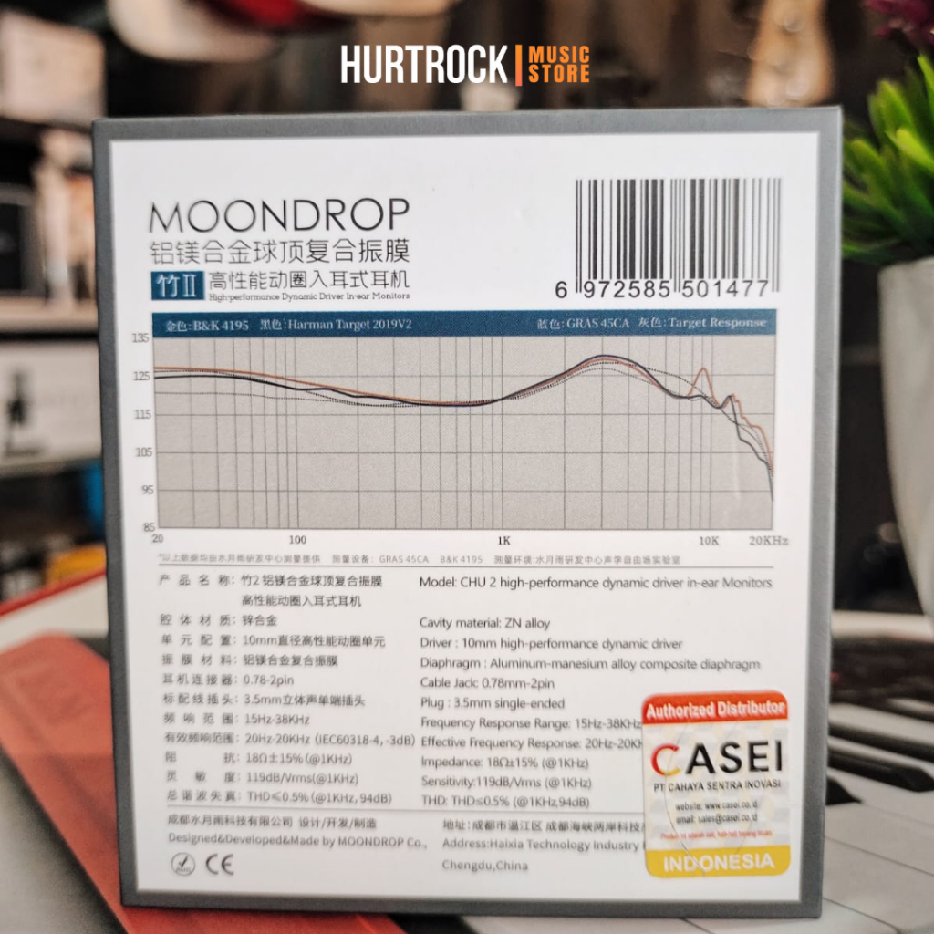Jual Moondrop CHU 2 II CHU2 End-game Entry-level Killer 2pin IEM ...