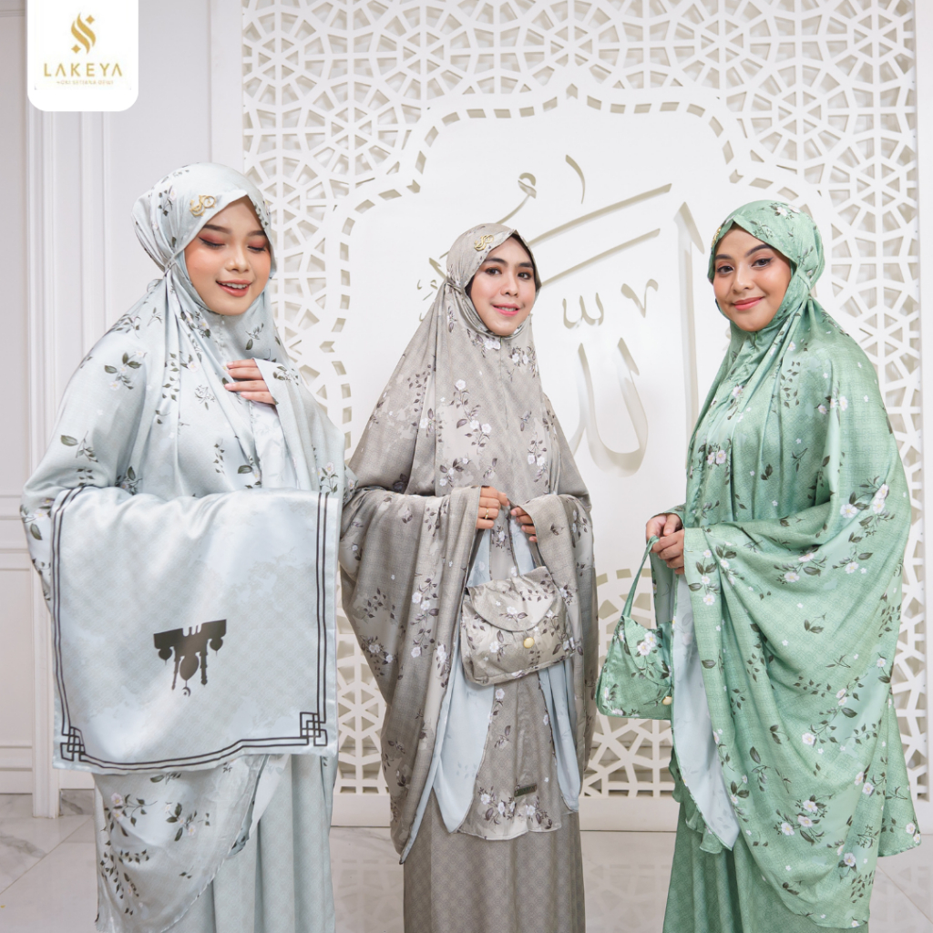 Jual MUKENA LAKEYA KOMBINASI HAVIRA SAGE ALLSIZE | Shopee Indonesia