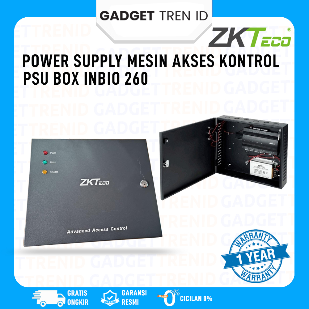 Jual Power Supply Mesin Absensi ZKTeco INBIO STANDARD 260 + Box ...