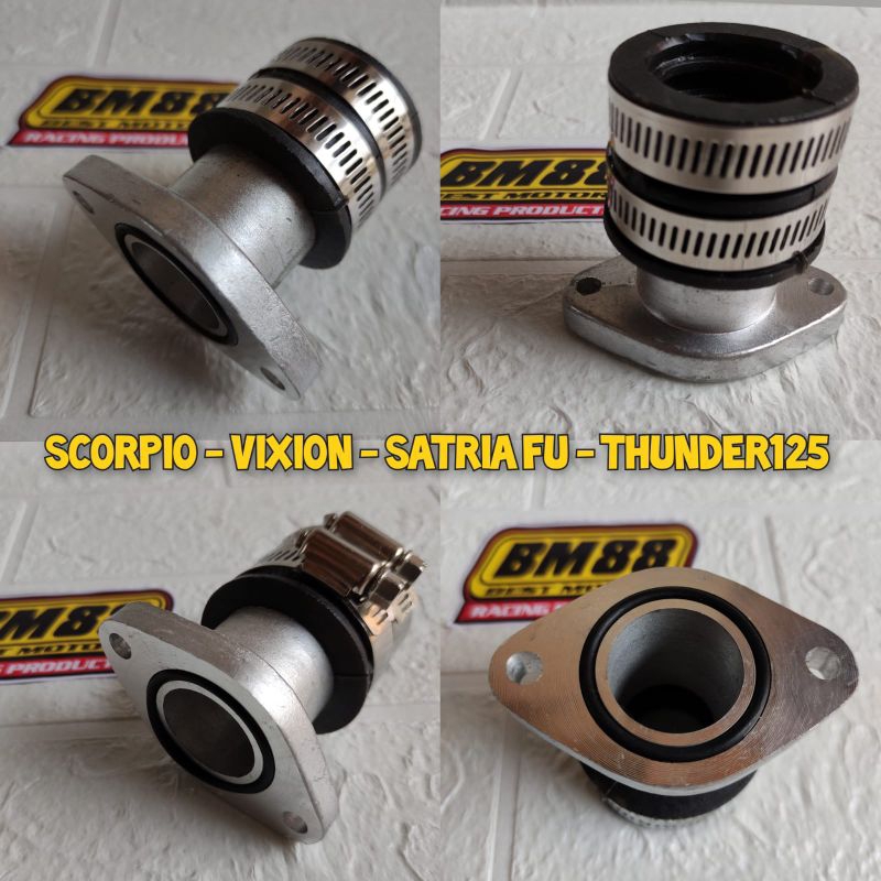 Jual Manipul Scorpio Vixion Satria fu Thunder125 PE28 Intake Carburator ...