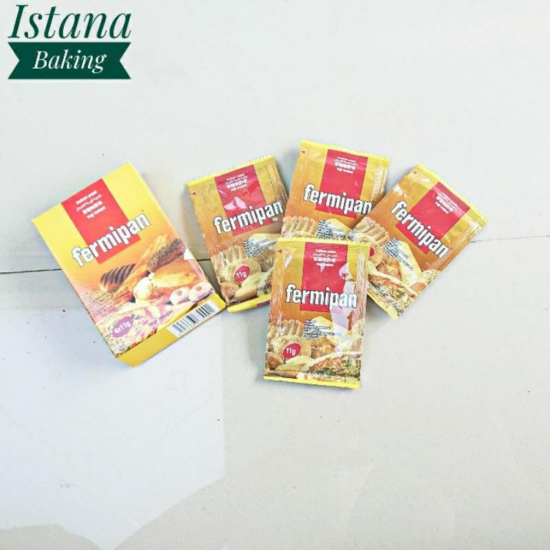 Jual Fermipan Ragi Instan Sachet Ecer 11gr Instant Dry Yeast | Shopee ...