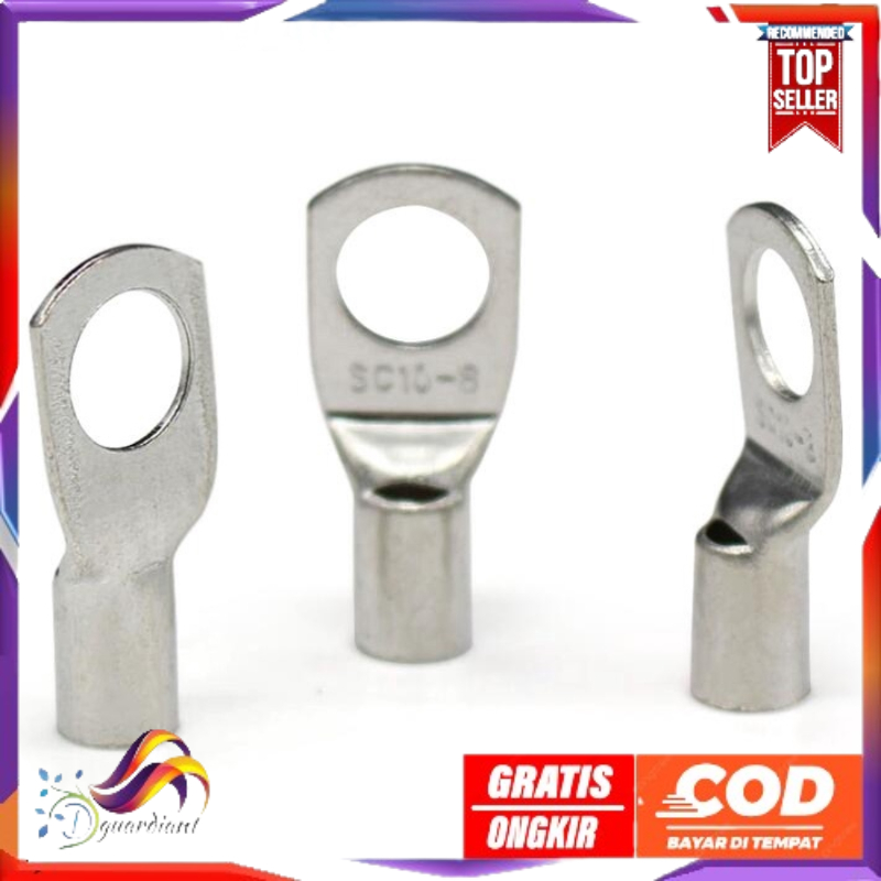 Jual Skun Ring SC10-6 Tembaga Putih Baut 10 Scun Ring Scun 8 AWG ...