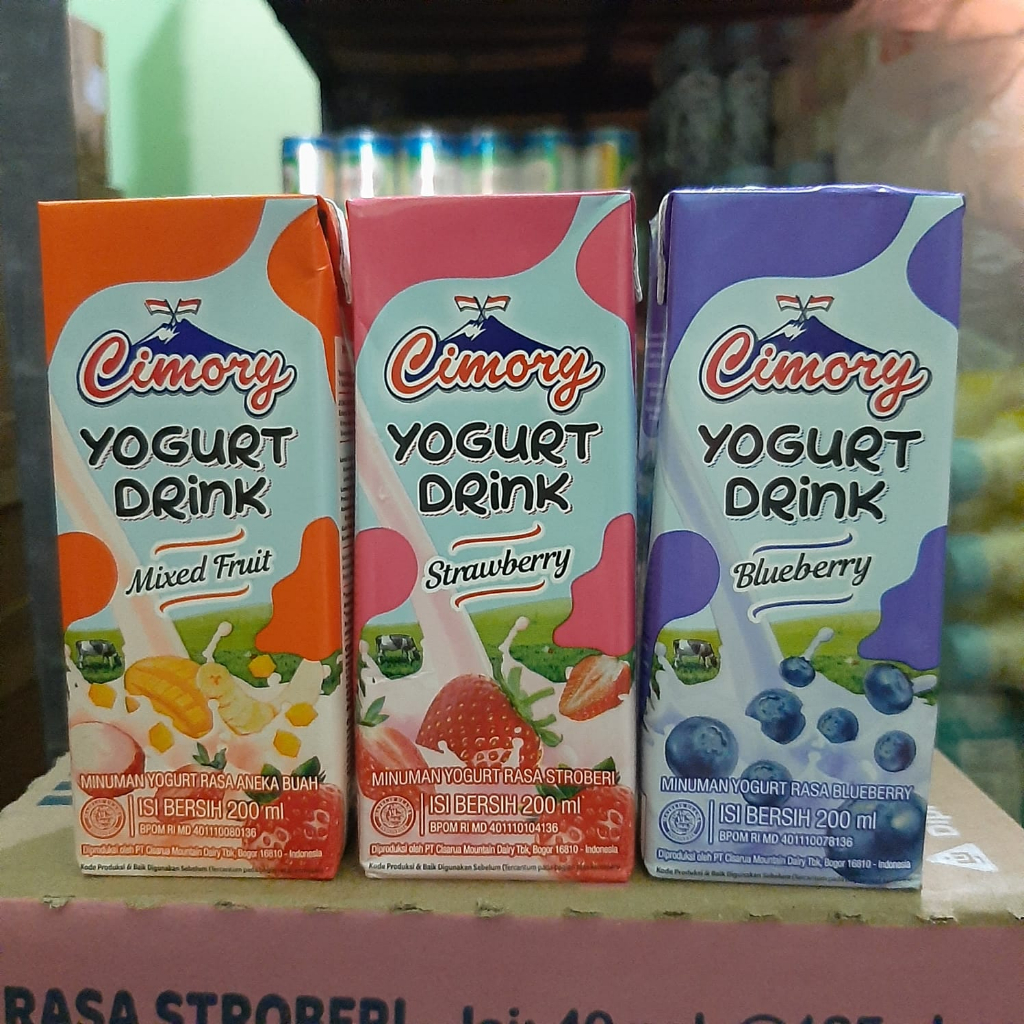 Jual Cimory Yogurt Drink 200 ml [SATUAN] | Shopee Indonesia