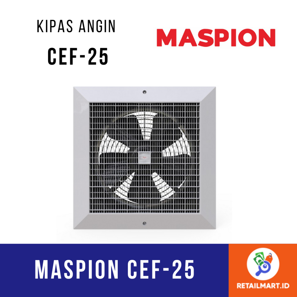 Jual MASPION : CEF25 CEILING EXHAUST FAN / EXHAUST PLAFON 10 INCH CEF ...