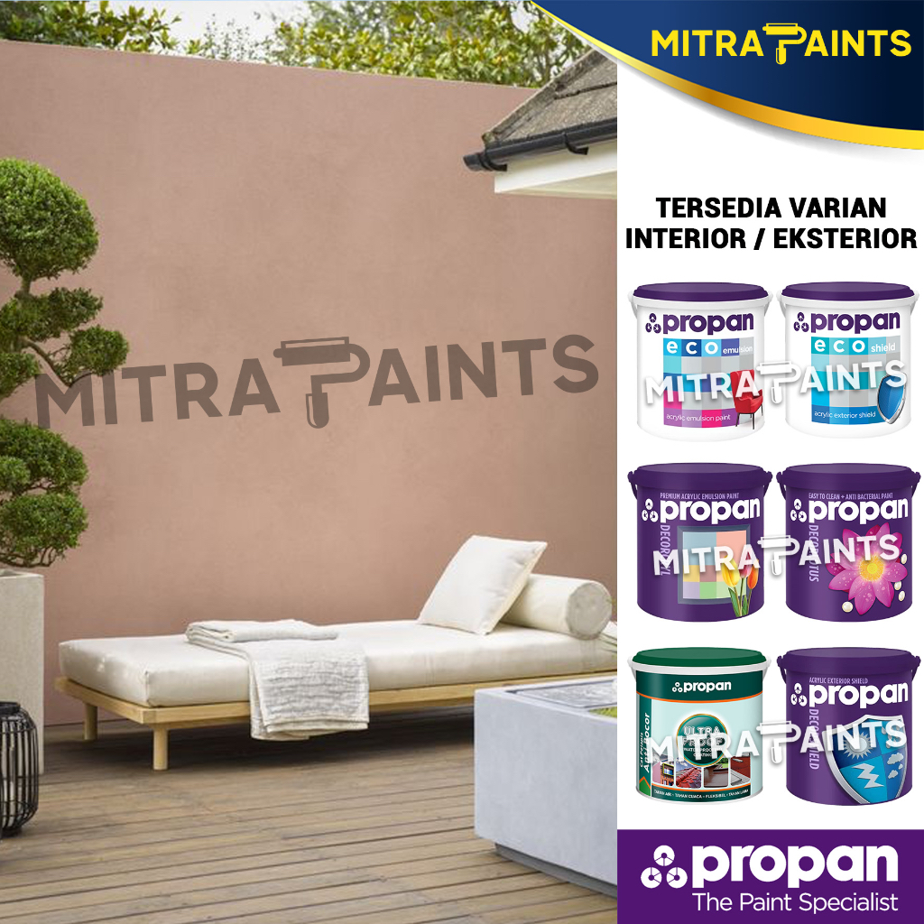 Jual CAT TEMBOK PROPAN 175-4 CAMEL COAT / COKLAT / DECORLOTUS DECORCRYL ...