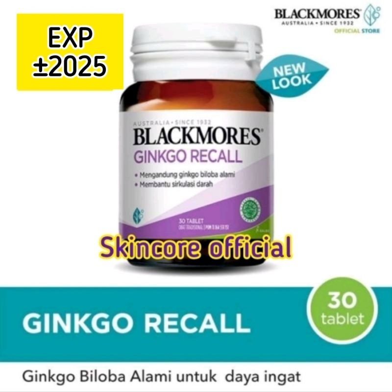Jual Blackmores ginkgo recall ginko action 30 tablet | Shopee Indonesia Jual Blackmores ginkgo recall ginko action 30 tablet | Shopee Indonesia