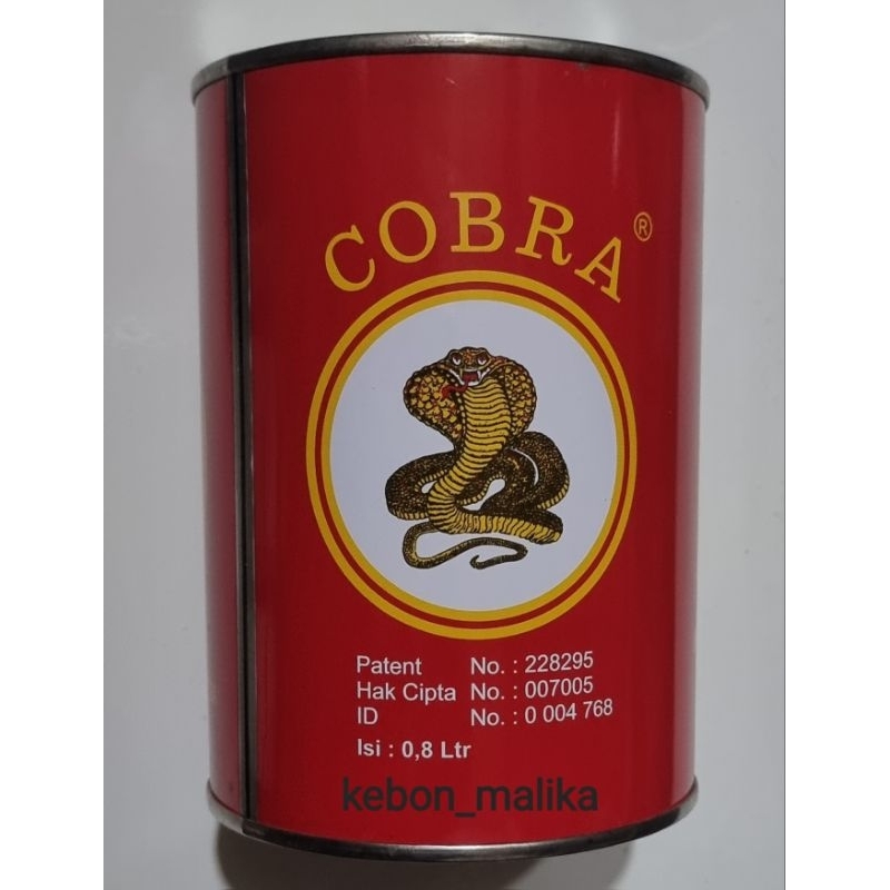 Jual Thiner tinner tiner tener kaleng Hitam/Merah Cobra | Shopee Indonesia