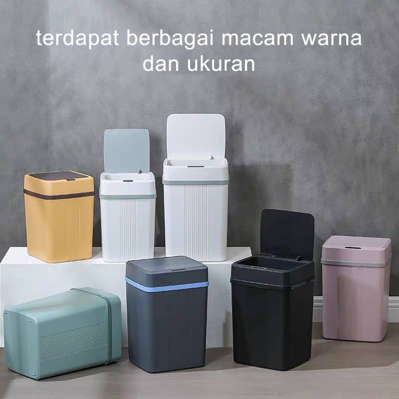 Jual [ Pplus ] Smart Trashcan Tempat Sampah Pintar Tutup Buka Cerdas ...