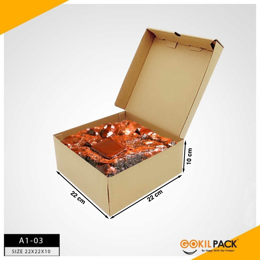 Jual Box Packaging - Dus Hadiah Polos - Coggurated Box Ukuran 22x22x21 ...