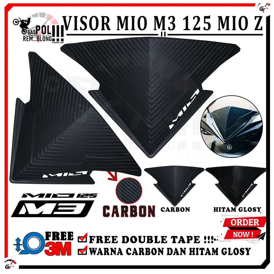 Jual VISOR MIO M3 125 MIO Z WINSIL WINDSHIELD WIND SHIELD YAMAHA ...