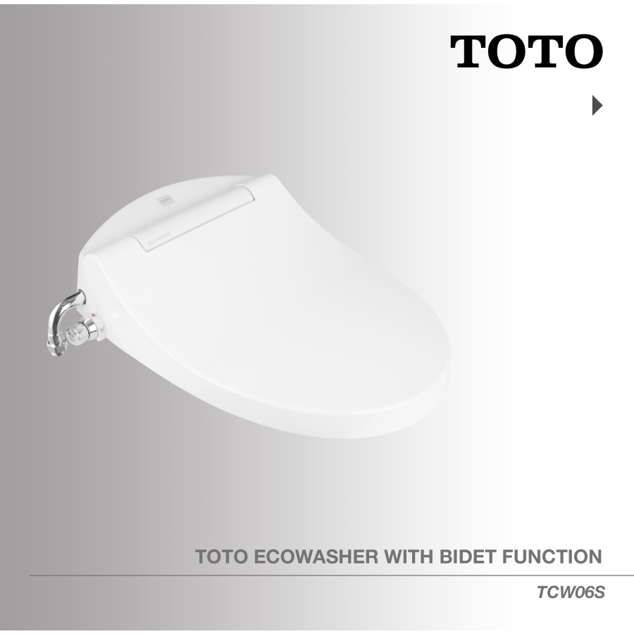 Jual TOTO Eco-Washer With Bidet Soft Closing / Tutup Closet TCW06S ...