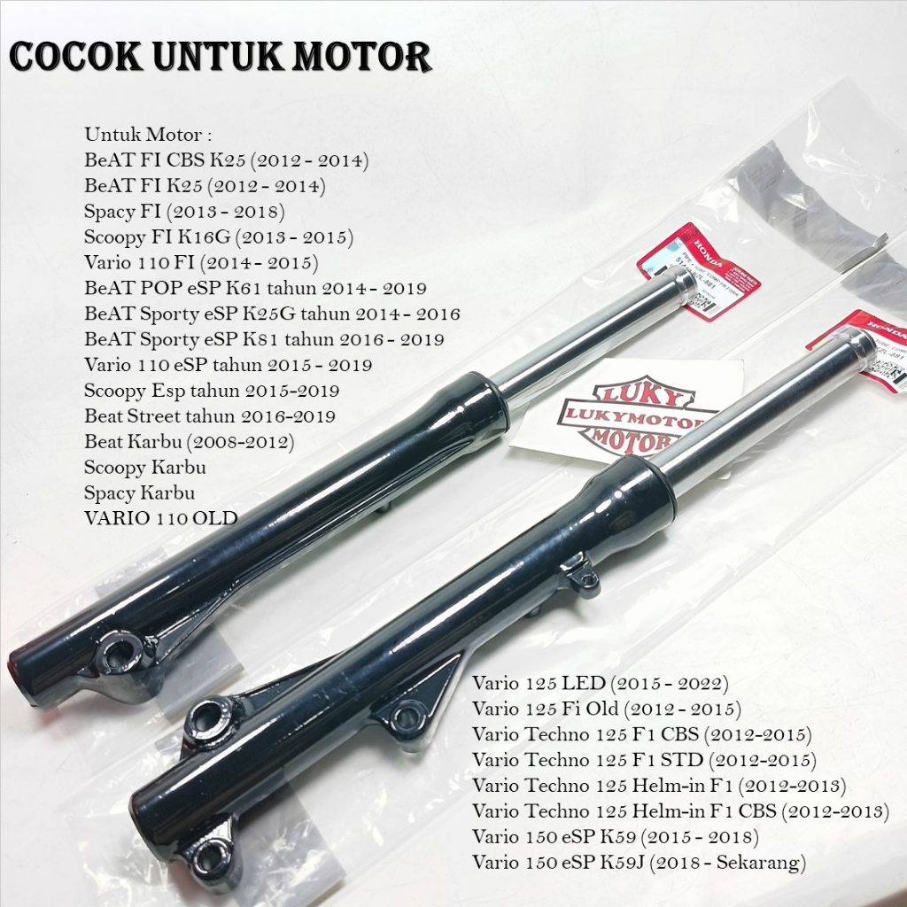 Jual AS SHOCK PLUS TABUNG SHOK DEPAN BEAT , SCOOPY , SPACY , VARIO 110 ...