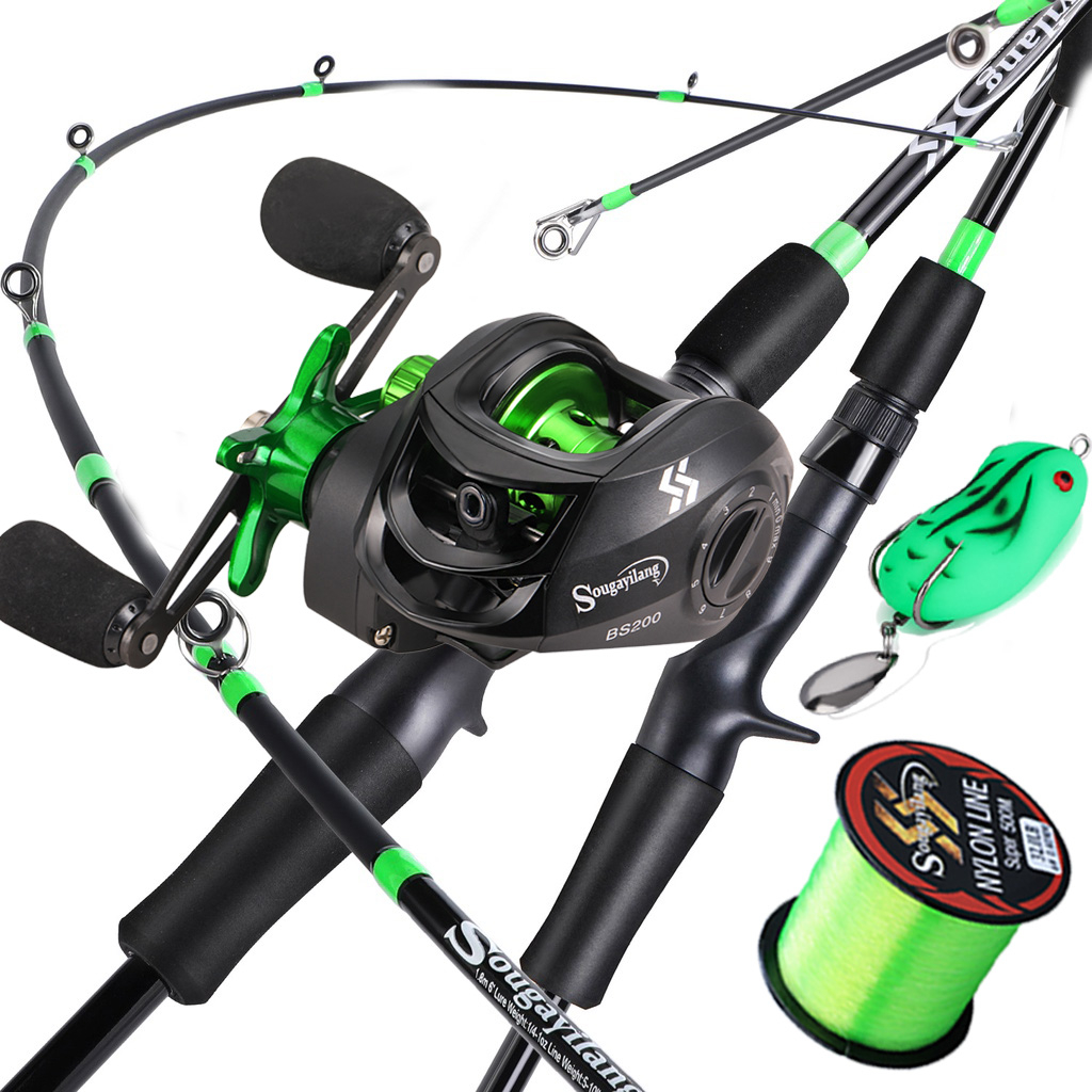 Jual Sougayilang Joran Pancing Set 1.8m / 2.1m Joran Pancing Fishing Rod Fishing Reel Fishing ...