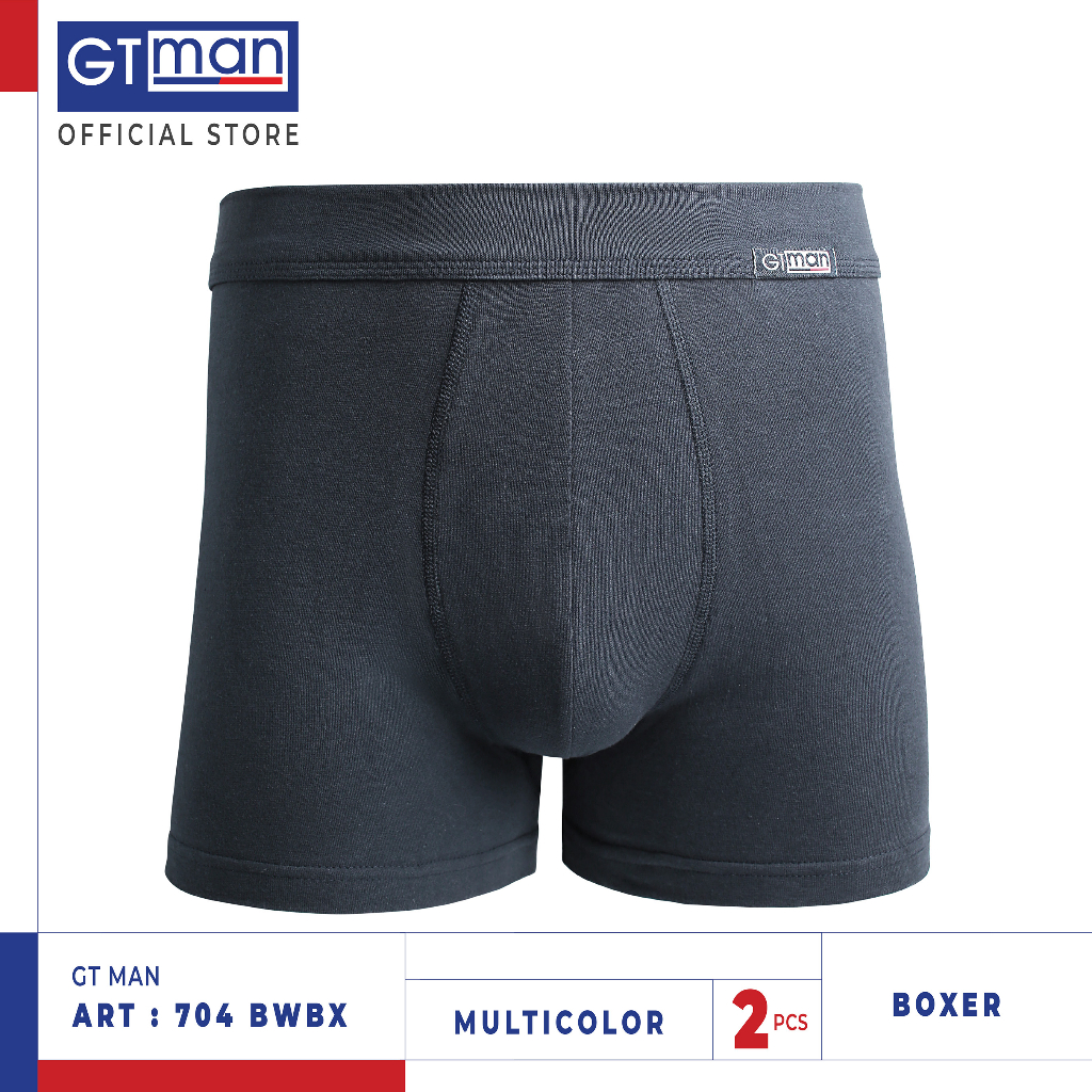 Jual Gt Man Boxer 704bw Bx Multicolor Isi 2 Pcs Celana Dalam