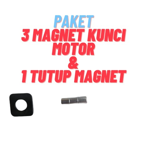 Jual Paketan 3 Magnet Kunci Motor + 1 Tutup Magnet | Shopee Indonesia