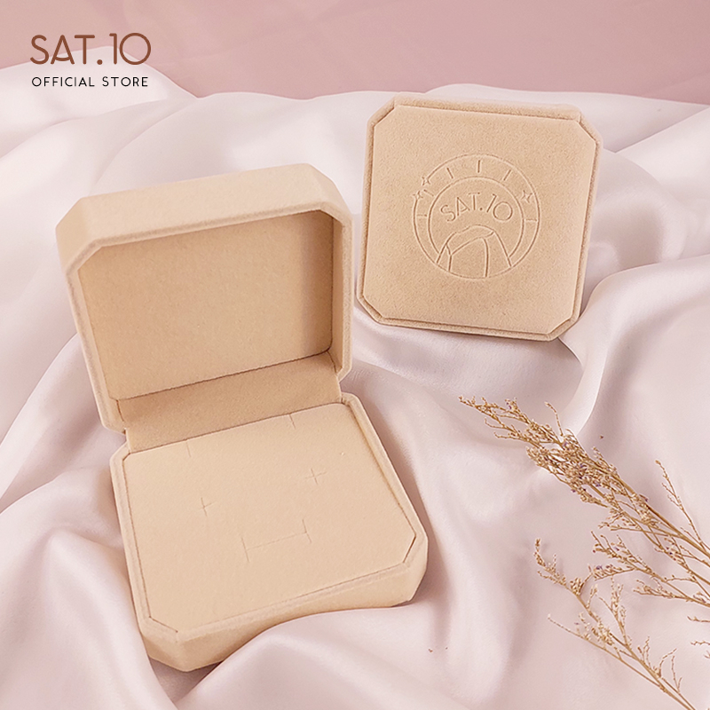 Jual SAT.10 Kotak Perhiasan Kain Bulu -Kotak Penyimpanan Set Perhiasan ...