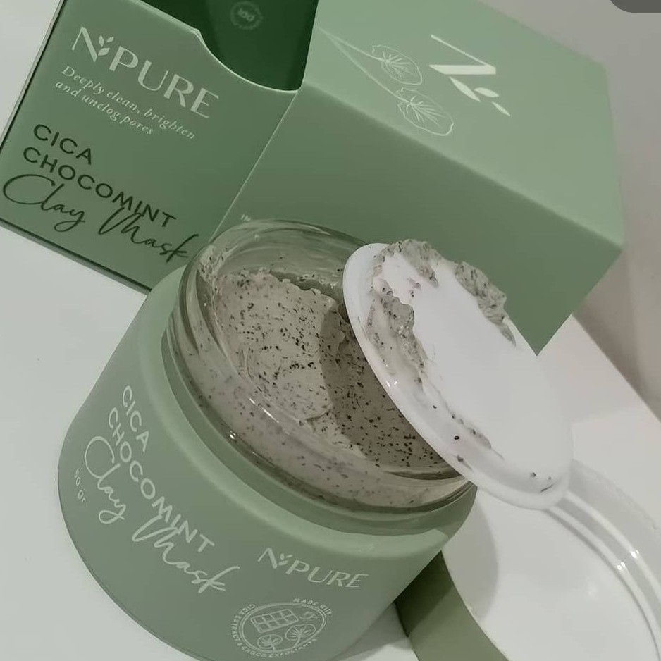 Jual NPURE CICA CHOCOMINT CLAY MASK 50gr | Shopee Indonesia