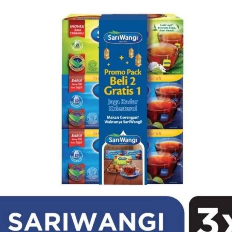Jual Sariwangi TB asli isi 2*(30) kantong teh "BELI 2 GRATIS 1 ...