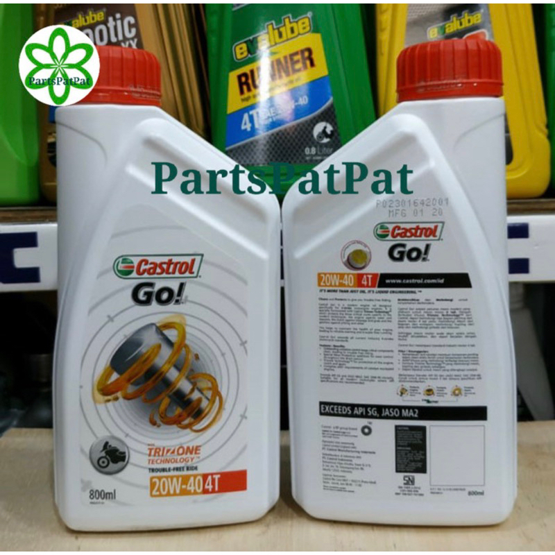 Jual OLI OIL MESIN MOTOR BEBEK CASTROL ACTIV ESSENTIAL KASTROL GO GO ...